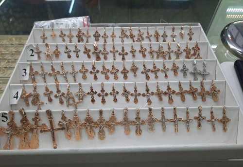 Кресты из золота 585 пробы новые