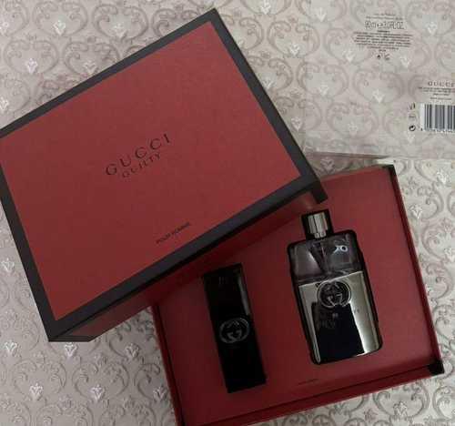 Подарочный набор для мужчин парфюм Gucci