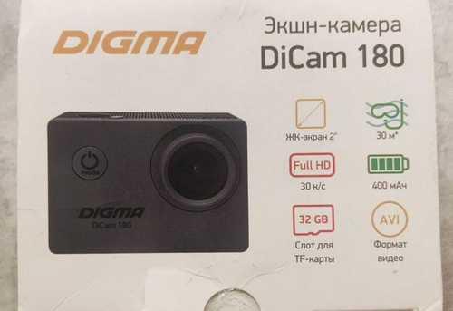 Экшн-камера Digma DiCam 180, 1080p