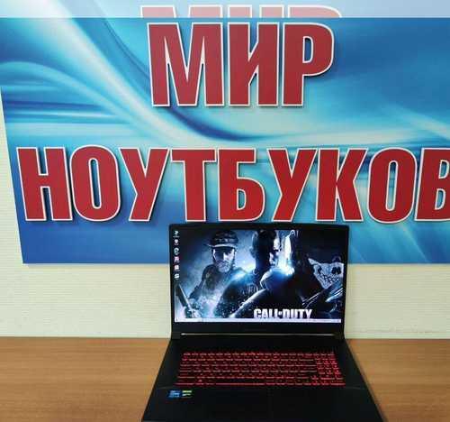 Игровой MSI 17"144Hz как новый,i5 11gen,GTX 1650