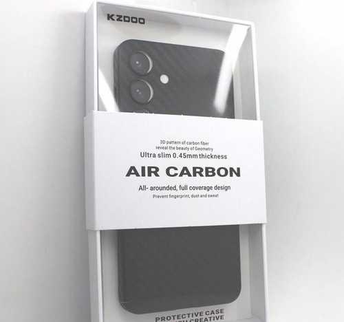 Чехол на Samsung Galaxy S24 K-DOO Air Carbon