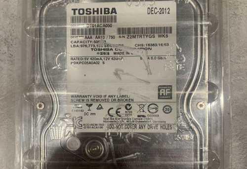 Жесткий диск 500 гб Toshiba