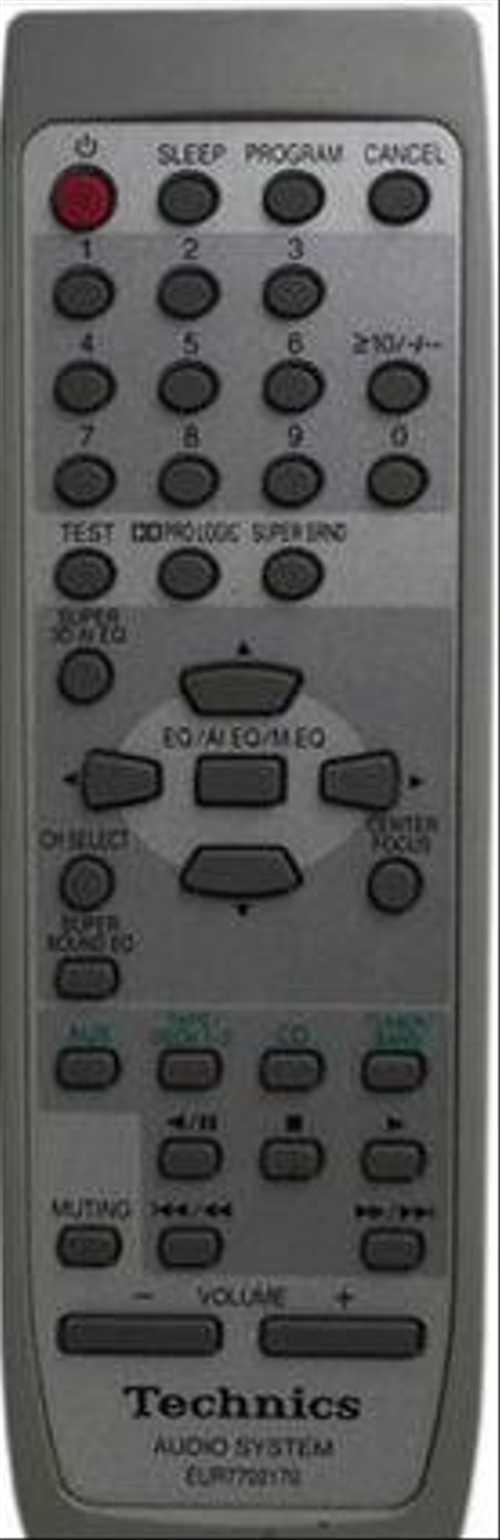 Пульт заменяющий Technics EUR7702170