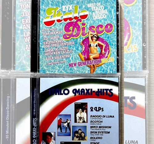 Музыкальные CD диски Best Of Italo-Disco на 2cd