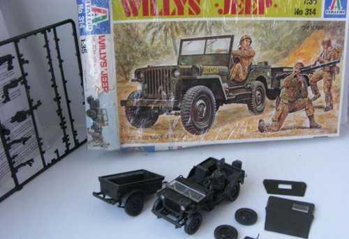 1:35 Willys italeri джип, Зис-44 санитарный фургон