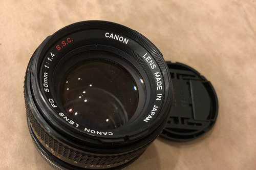 Canon FD 50mm 1.4 SSC