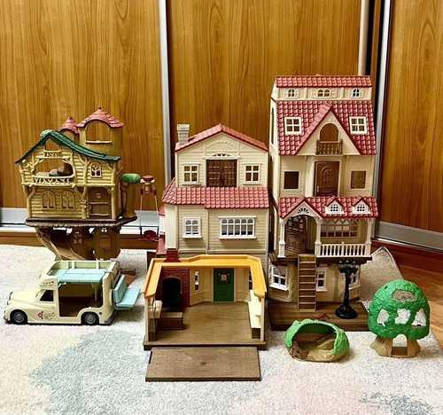 Огромный набор Sylvanian Families оригинал