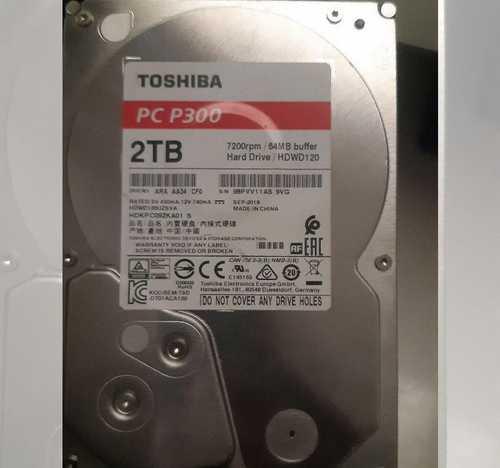 Жесткий диск Toshiba 2 тб