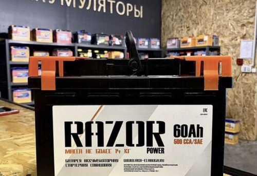 Аккумулятор Razor 60Ah (Обратная полярность)