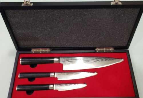 Набор 3 дамаских ножей Samura