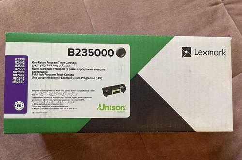 Новый картридж Lexmark B235000