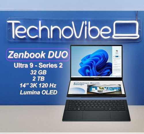 Asus ZenBook Duo 2025 Ultra 9 – Series 2 2тв