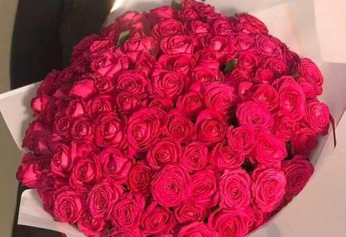 101 роза, букет роз. Цветы Самара доставка