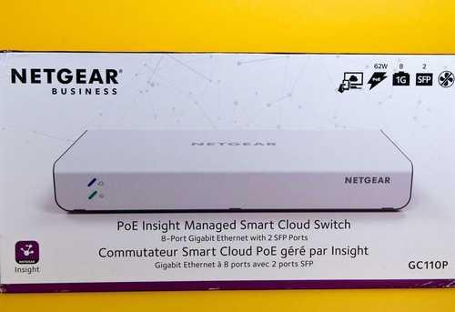 Netgear 10-Port PoE Gigabit Smart Switch GC110P