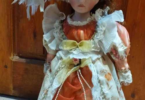 Фарфоровая кукла 40 см б/у