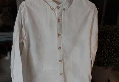 Детская белая рубашка mango 152