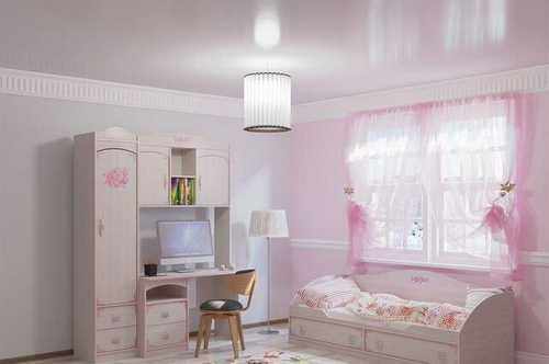Детская спальня "Ева-1" белая листвинница