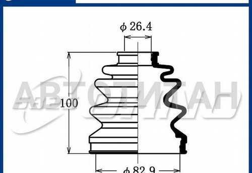 Пыльник привода 5825 FB-2506