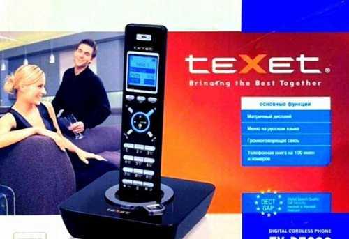 Радиотелефон TeXet TX-D7600 чёрный лак