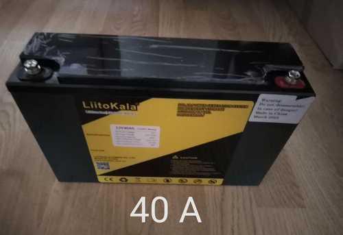 Аккумулятор 40 А lifepo4 liitokala 12v