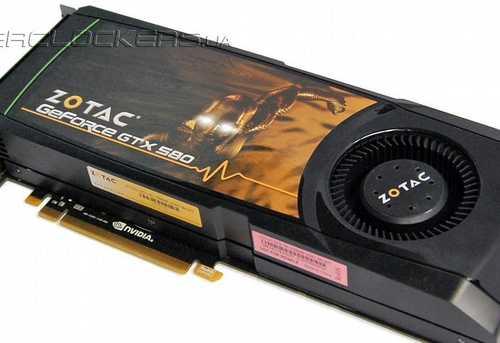 Видеокарта Zotac gtx 580 1.5gb