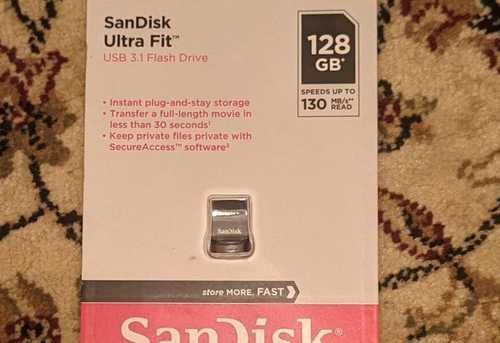 USB флешка SanDisk Ultra Fit 128 Gb sdcz430