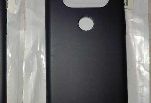 Чехол LG Q8 Чёрный Soft Touch пластик