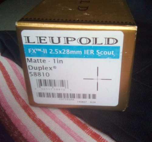 Оптический прицел leupold FX-II 2,5x28 IER Scout