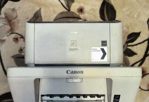 Лазерный и струйный принтеры "Canon"