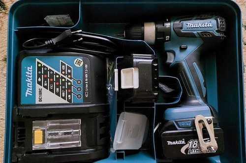 Аккамуляторная дрель-шуруповерт Makita ddf459rfe