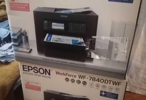 Принтер Epson Workforce WF-7840dtwf-A3+