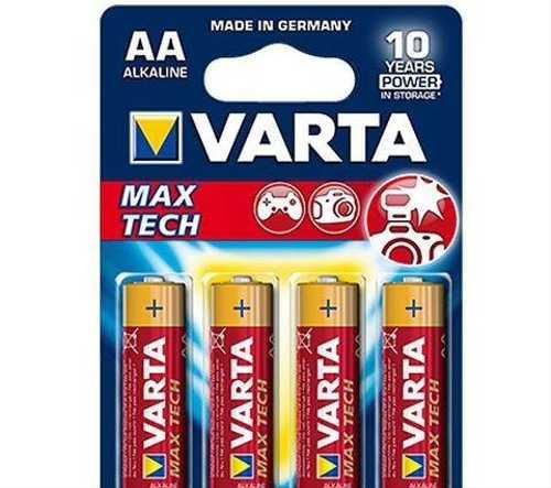 Батарейки varta MaxTech AA (блистер 4 штуки)