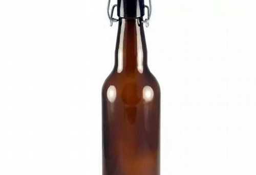 Бутылка 0,5 л бугель (коричневая)