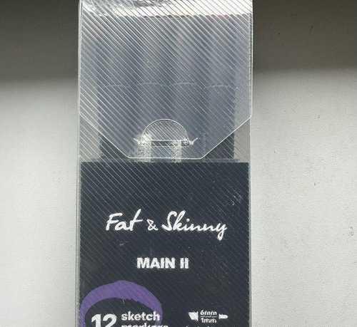 Набор маркеров Fat&Skinny Brush main 2 12 штук