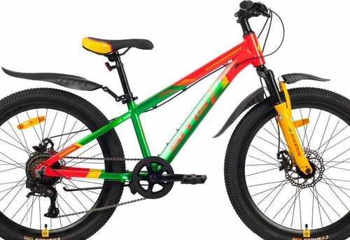 Велосипед sitis crosser 24" (2023) Red-Green-Yello