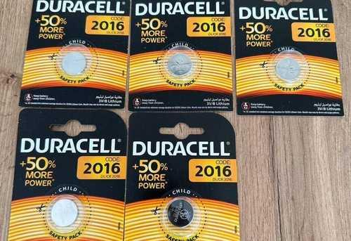 Элемент питания батарейка Duracell CR2016 и CR2025