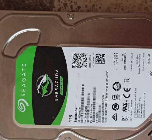 Внешний жёсткий диск seagate 1Тб