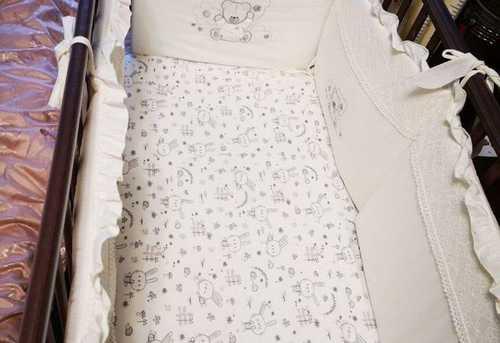 Детская кроватка Pali с матрасом