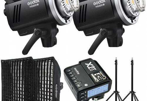 Студийный комплект Godox MS300V KIT9 DUO для Sony