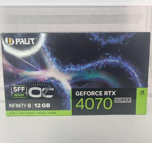 Новая Palit RTX 4070 super infinity 3 OC 12 гб