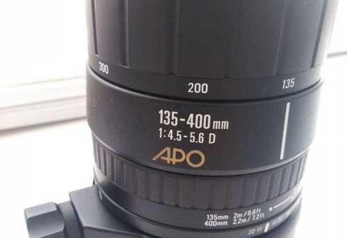 Объектив Sigma 135-400 mm/1:4,5-5,6 APO for Nikon