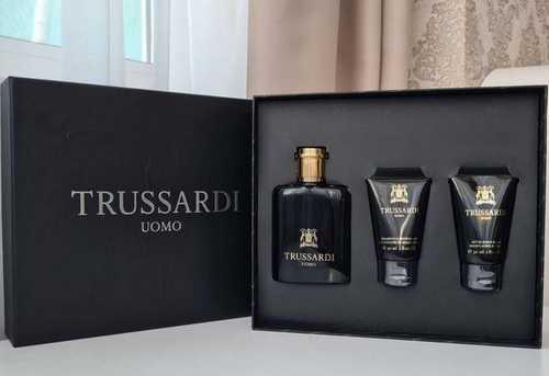 Мужской подарочный набор trussardi uomo