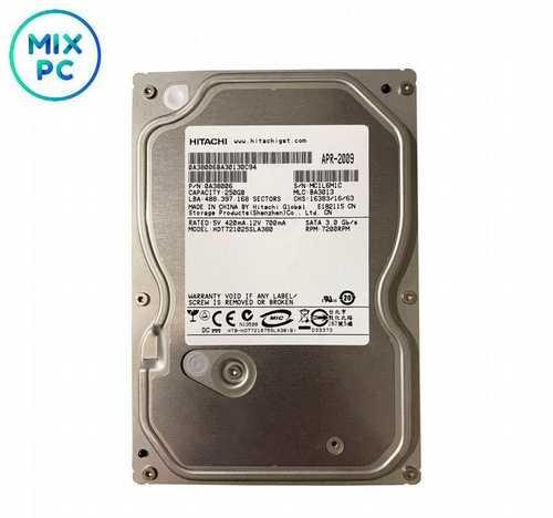 Накопитель HDD 3.5" 250GB Hitachi 0A38006 Б.У