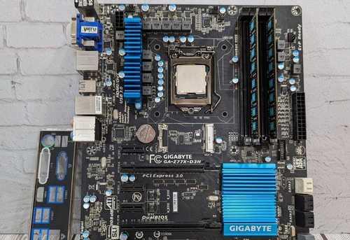 Комплект Gigabyte Z77X + i7 + 8 Gb