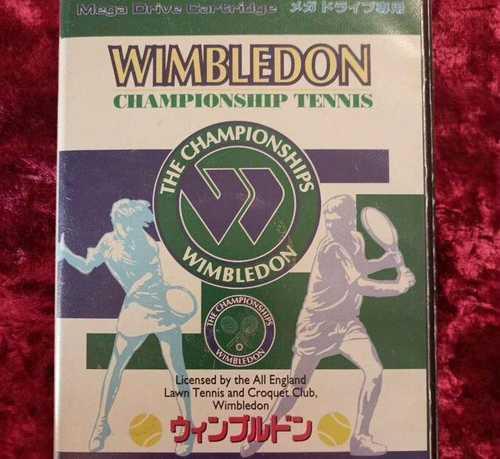 Картридж sega Wimbledon лицензия Japan 93г