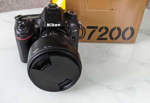 Зеркальный фотоаппарат Nikon d7200