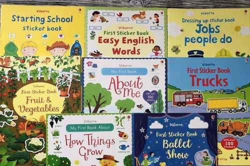Детские книги на английском языке, Sticker Books