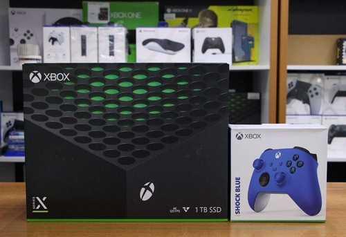 Приставка Xbox Series X + 2-й Геймпад "Blue"