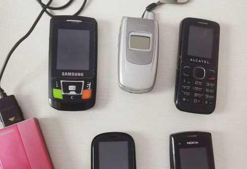 Кнопочный телефон Nokia Alcatel Samsung