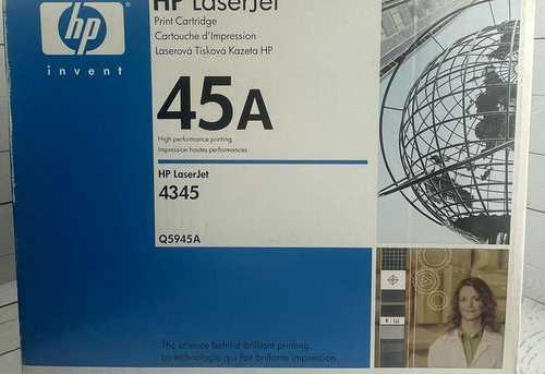 Картридж HP 45A, черный / 18000 страниц (Q5945A)